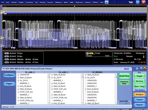 Mipi Mphy Ufs Protocol Decode Software Pertech