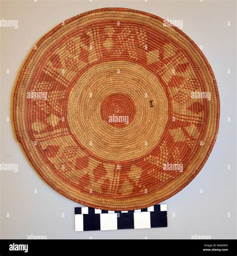 Handwoven Grass Basket Purchased In Tunis Tunisia By Mrs James F How