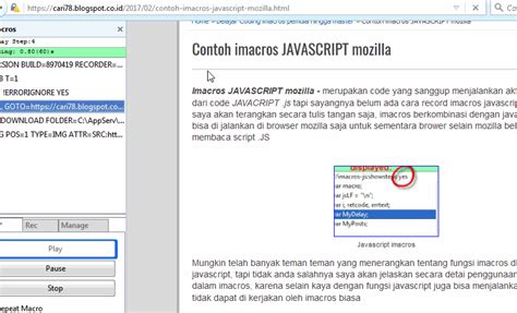 Imacros Save File Dengan Fungsi Onload Javascript