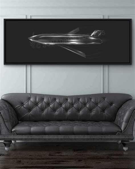 Agm 158 Jassm Jet Black Super Wide Lithograph Squadron Posters