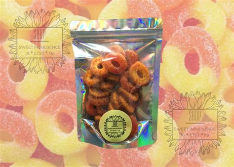 Peach Rings Spicy Chile Candy Dulce Enchilados Peach Ring Enchilados
