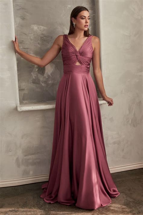 Mauve Rose Cinderella Divine 7497 Long Formal Prom Dress For 1490