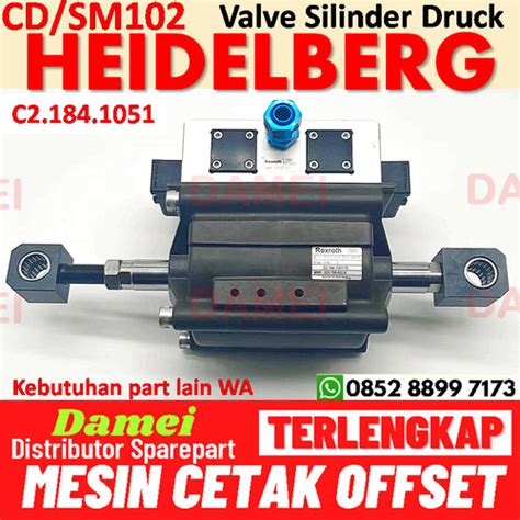 Jual Heidelberg Seal Cd102 Pneumatic Impression Silinder Drug C2184