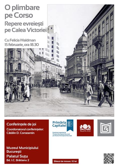 Ştiinţă Pentru Toţi „o Plimbare Pe Corso Repere Evreiești Pe Calea