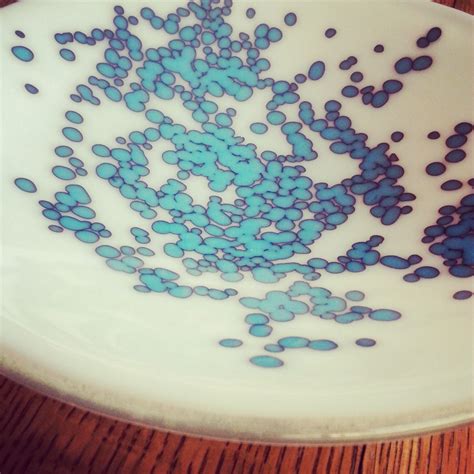 Fused Glass Turquoise Reaction Bowl By Mike Dumas Copper Designs Mike