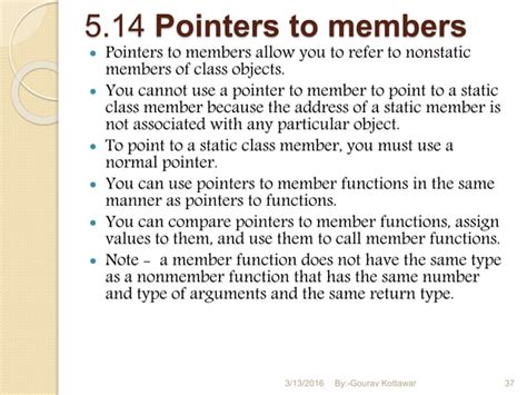 Classes And Objects In Cpp Pptx