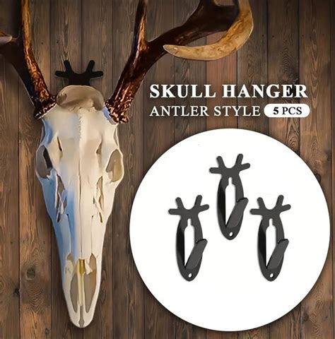 Yijuhui 12pcs European Skull Mount Hanger Heavy Duty Wall Hook For