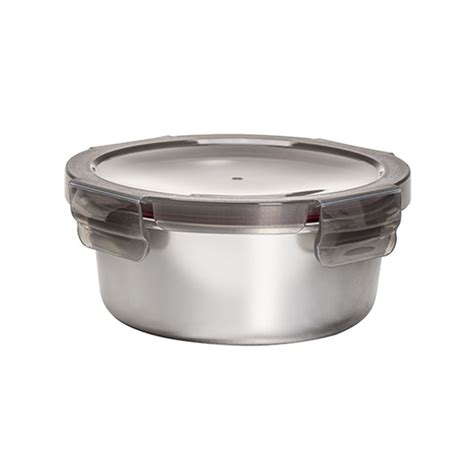 Stainless Steel Container Round 600ml Erin Accessories