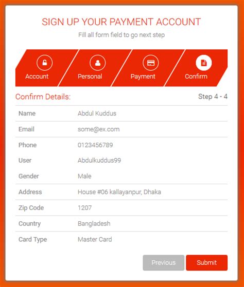 Form Wizard Multi Step Form Validation By Hi Techparks Codecanyon