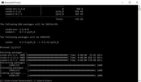 seaborn のインストール python でデータサイエンス