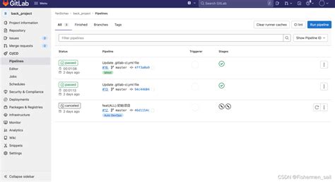 Gitlab和sonarqube的安装、集成、使用（docker、gitflow、idea）sonarqube Gitlab Csdn博客