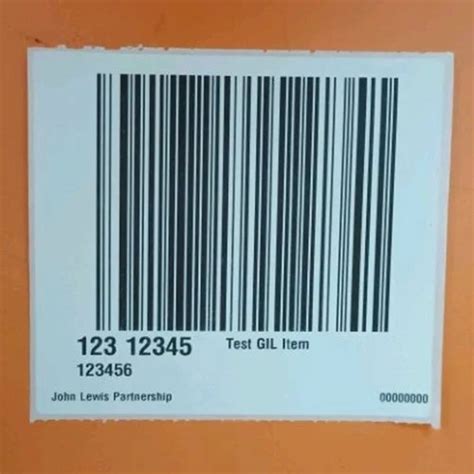 White Paper Bar Code Lable For Barcode Printing At ₹ 4piece In Gurgaon