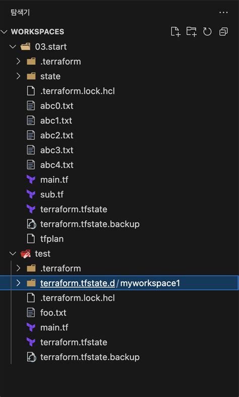 Terraform State와 Workspace