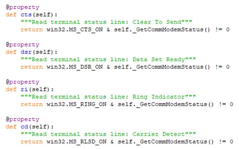 checking rx line status · issue 79 · pyserial pyserial · github