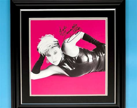 Samantha Fox Authentic Signed 8x10 Photo W A1coa Singer Model