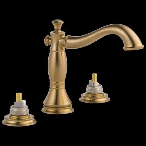 Delta Cassidy Champagne Bronze Widespread Watersense Bathroom Sink