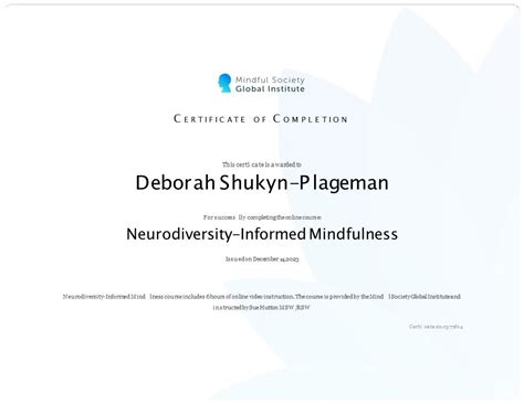 Adhdcoaching Neurodiversityatwork Mindfulness Mindfulnesspractice… Deborah Shukyn Plageman