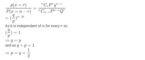 Suppose X Follows A Binomial Distribution With Parameters N And P Where