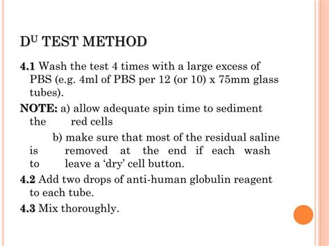 Ppt Weak D Testing D U Powerpoint Presentation Free Download Id 4526347
