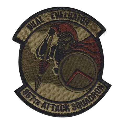867 Atks Dual Evaluator Ocp Patch 867th Attack Squadron Patches