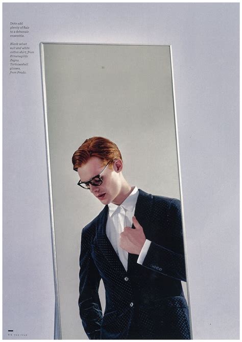 Cameron Gordon Is A Modern Narcissus For The Peak The Fashionisto