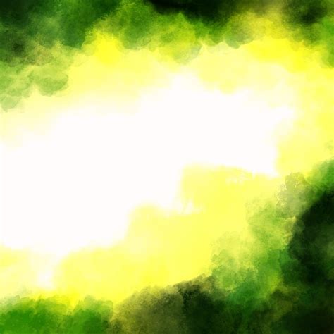 Textura De Fondo Acuarela Verde Amarillo Archivo Psd Premium