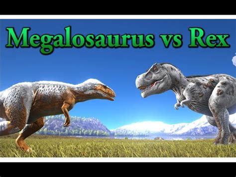 T Rex Vs Megalosaurus