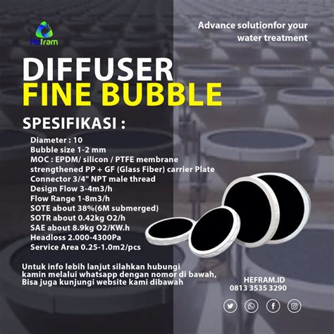 Membrane Disc Diffuser 0813 3535 3290