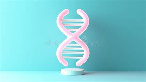 Digital Dna Strands Create Abstract Patterns And Structures Stock Image Image Of Connection