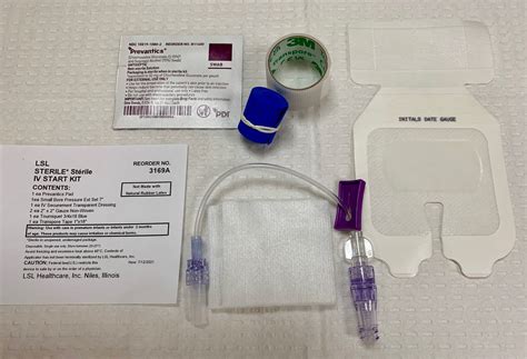 Iv Start Kit W Extension Set And Prevantics® Chg Lsl Healthcare