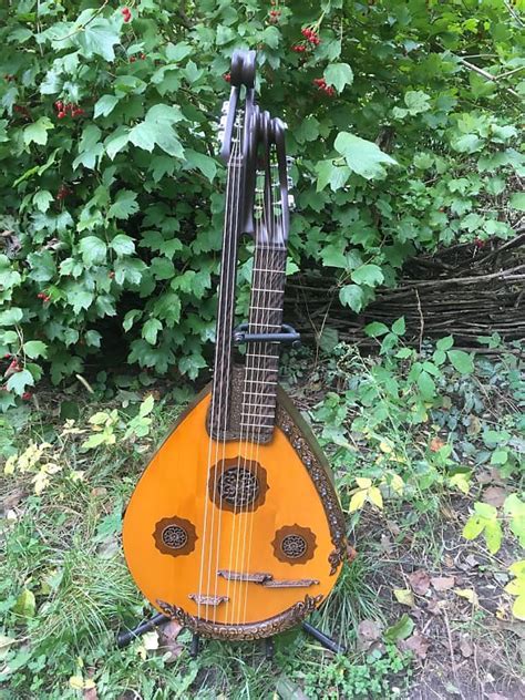 New Kobza Double Neck 17 String Vihuela Ukraine Lute Folk Reverb