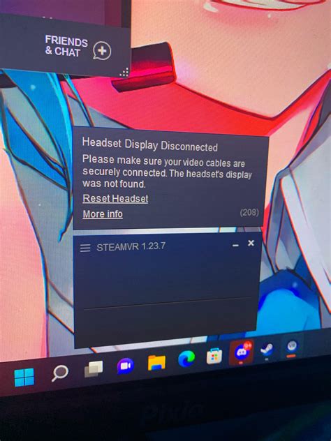 I Need Help This Message Keeps Showing Up On My Screen When I Try And Play My Valve Index I