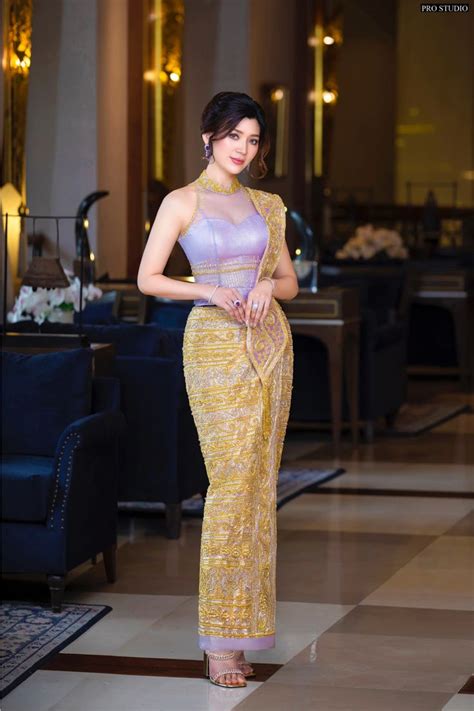 Pin By Cherry Cherry K On Myanmar Burma Girl Traditional Dresses