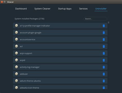 Cómo usar Stacer para optimizar Ubuntu y eliminar aplicaciones
