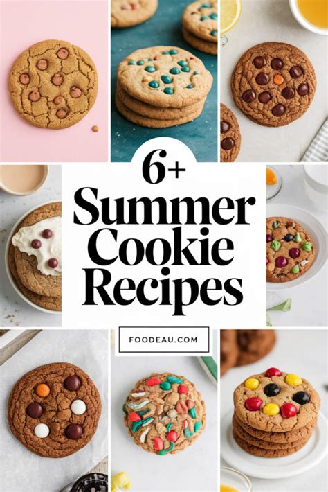 6 Easy Summer Cookie Recipes That Will Make Your Taste Buds Dance