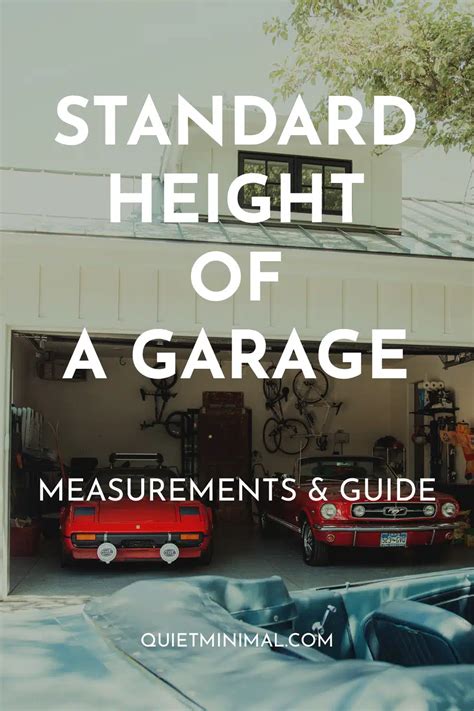 Standard Height Of A Garage Measurements And Guide