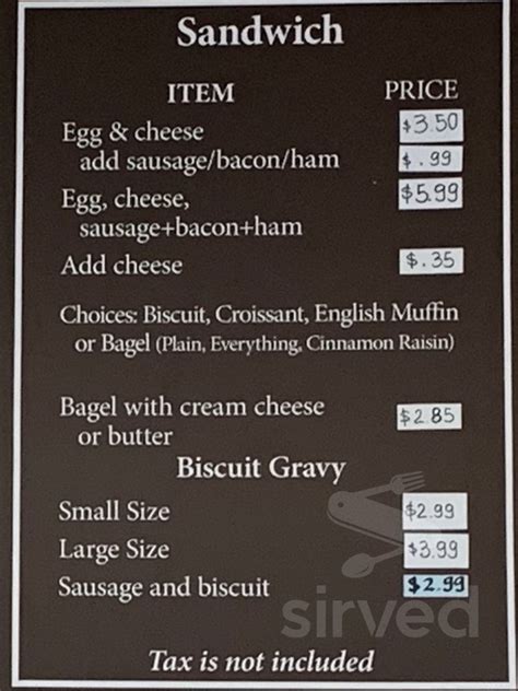 Tasty O Donuts Menu In Vero Beach Florida Usa