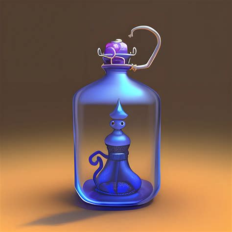 Creepy Genie Bottle