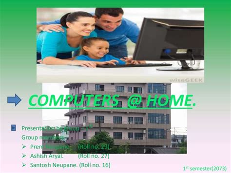 Usesapplications Of Computers At Home Pptx