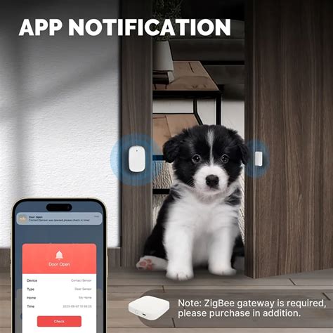 Moeshouse Tuya Zigbee Smart Window Door Gate Sensor Moeshouse Tuya Zigbee Smart Window Door Gate Sensor