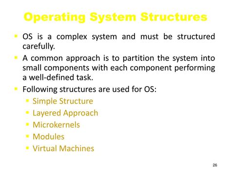 PPT Structure Of Operating System PowerPoint Presentation Free Download ID 2390479