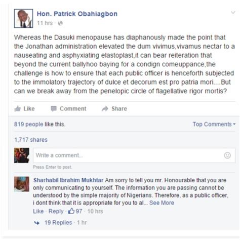 Photo Hon Patrick Obahiagbon Finally Speaks His Mind About Dasukigate Politics Nigeria