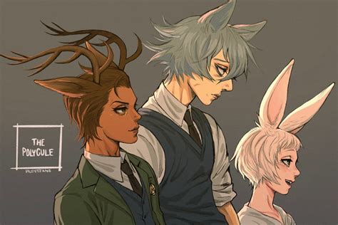 Legoshi Haru And Louis Beastars Drawn By Renvalentine Danbooru