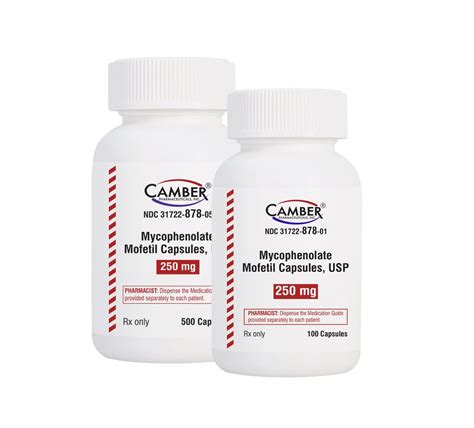 Camber Launches Mycophenolate Mofetil Capsules