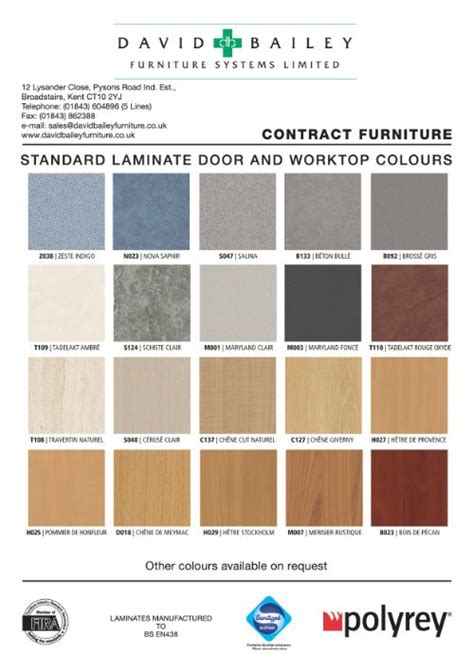 Dbfs Polyrey Pattern Laminate David Bailey Healthcare Furniture