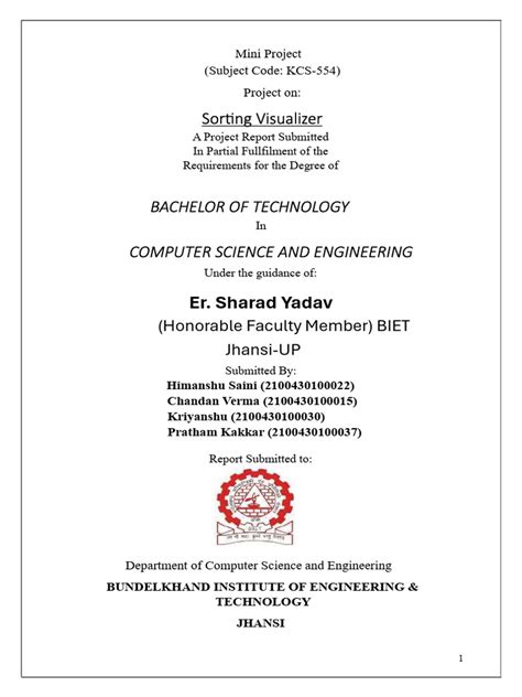 Himanshu Mini Project Pdf Computer Programming Algorithms And