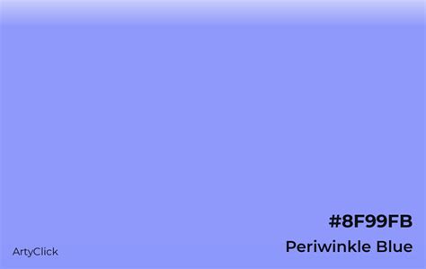 Periwinkle Blue Color Artyclick