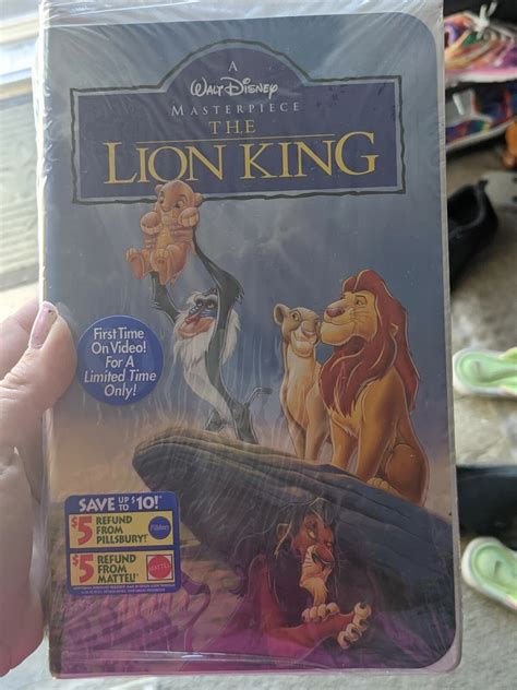 The Lion King Masterpiece Collection Vhs 1995 54 Off