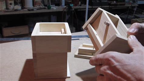 Caja De Madera Apertura Y Compartimento Secreto Youtube