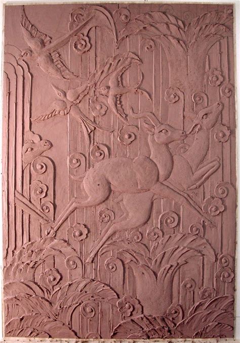 Library Foster Reeve Wall Sculpture Art Relief Sculpture Romantic Art